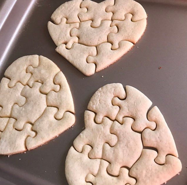 Heart Shape Puzzle Multi Cutter ! – Arbi Design - CookieCutz
