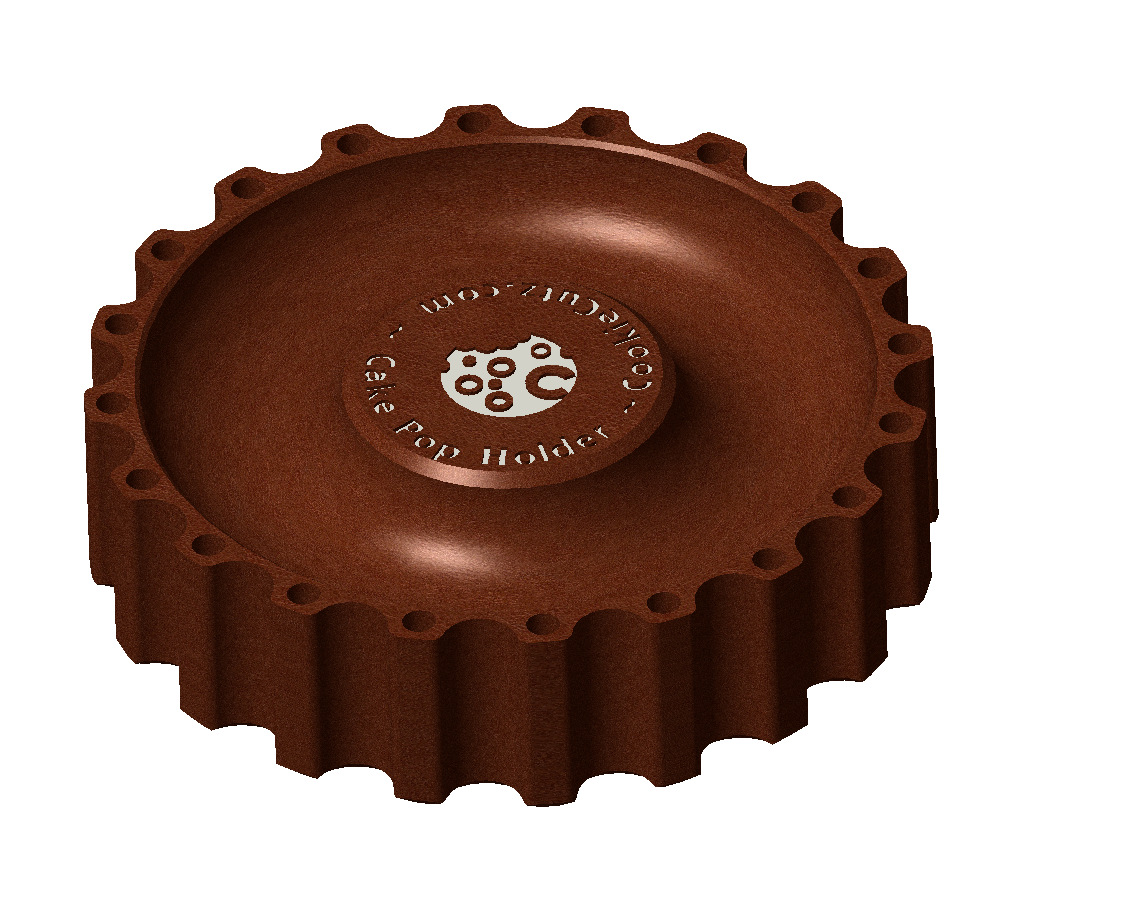 1.5" Diameter Disk Shape Cake Pop Holder – Arbi Design - CookieCutz