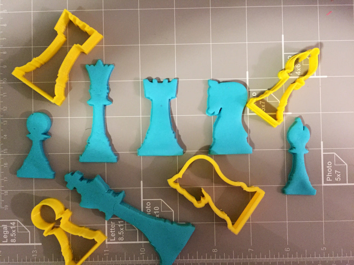Chess Set Cookie Cutter – Arbi Design - CookieCutz