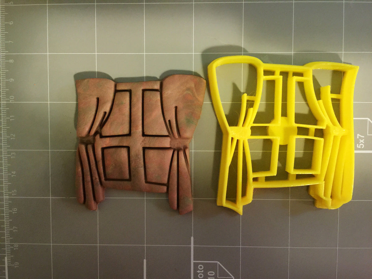 Window and Curtain Cookie Cutter – Arbi Design - CookieCutz