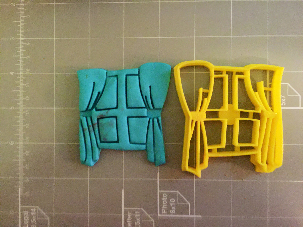 Window and Curtain Cookie Cutter – Arbi Design - CookieCutz