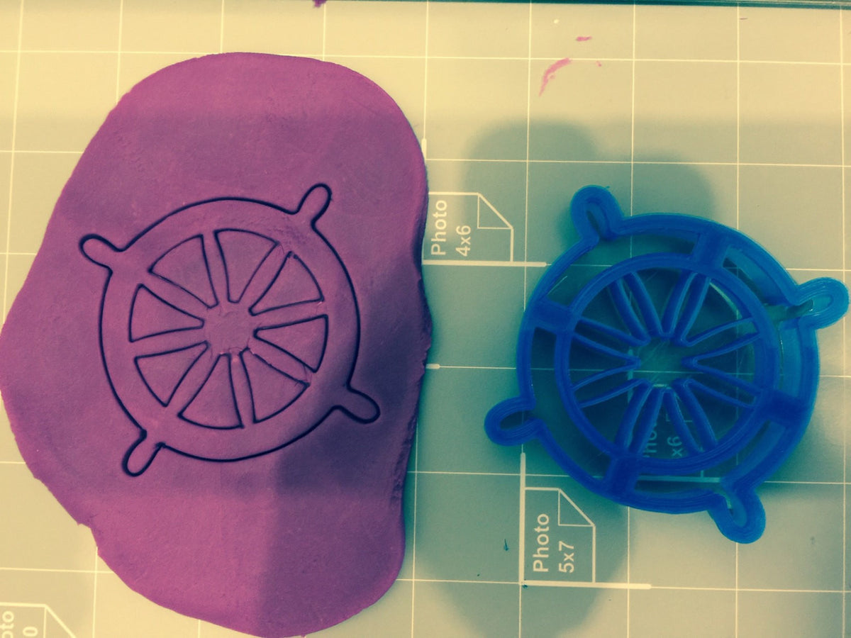 Ship wheel cookie cutter – Arbi Design - CookieCutz