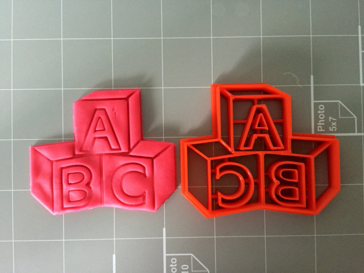 ABC Baby Letter Blocks Cookie Cutter – Arbi Design - CookieCutz