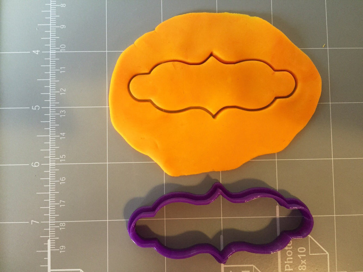 Fancy Label cookie cutter – Arbi Design - CookieCutz