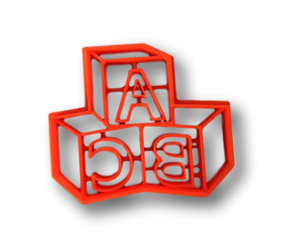 ABC Baby Letter Blocks Cookie Cutter – Arbi Design - CookieCutz