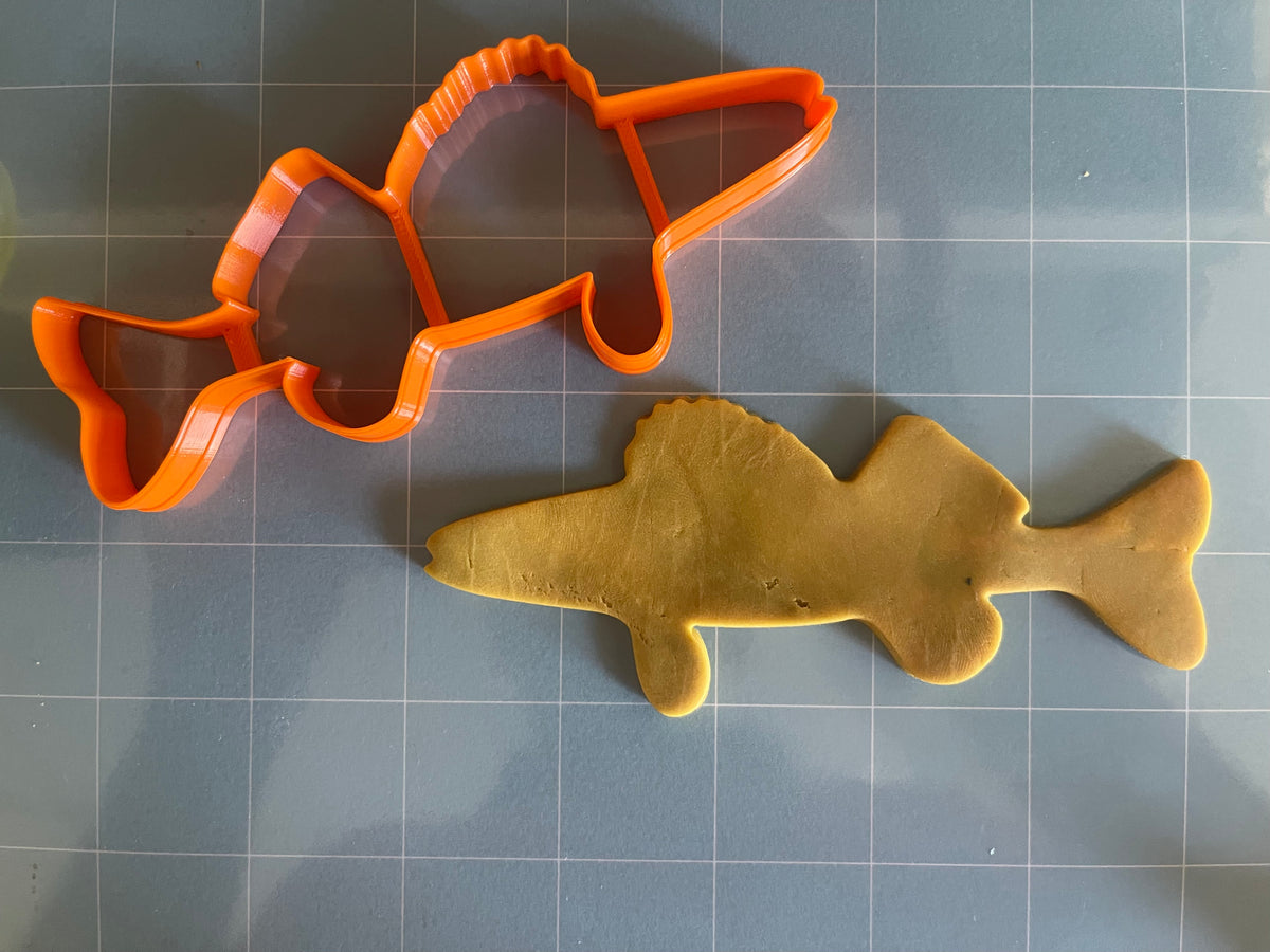 Walleye Fish Outline Cookie cutter – Arbi Design - CookieCutz