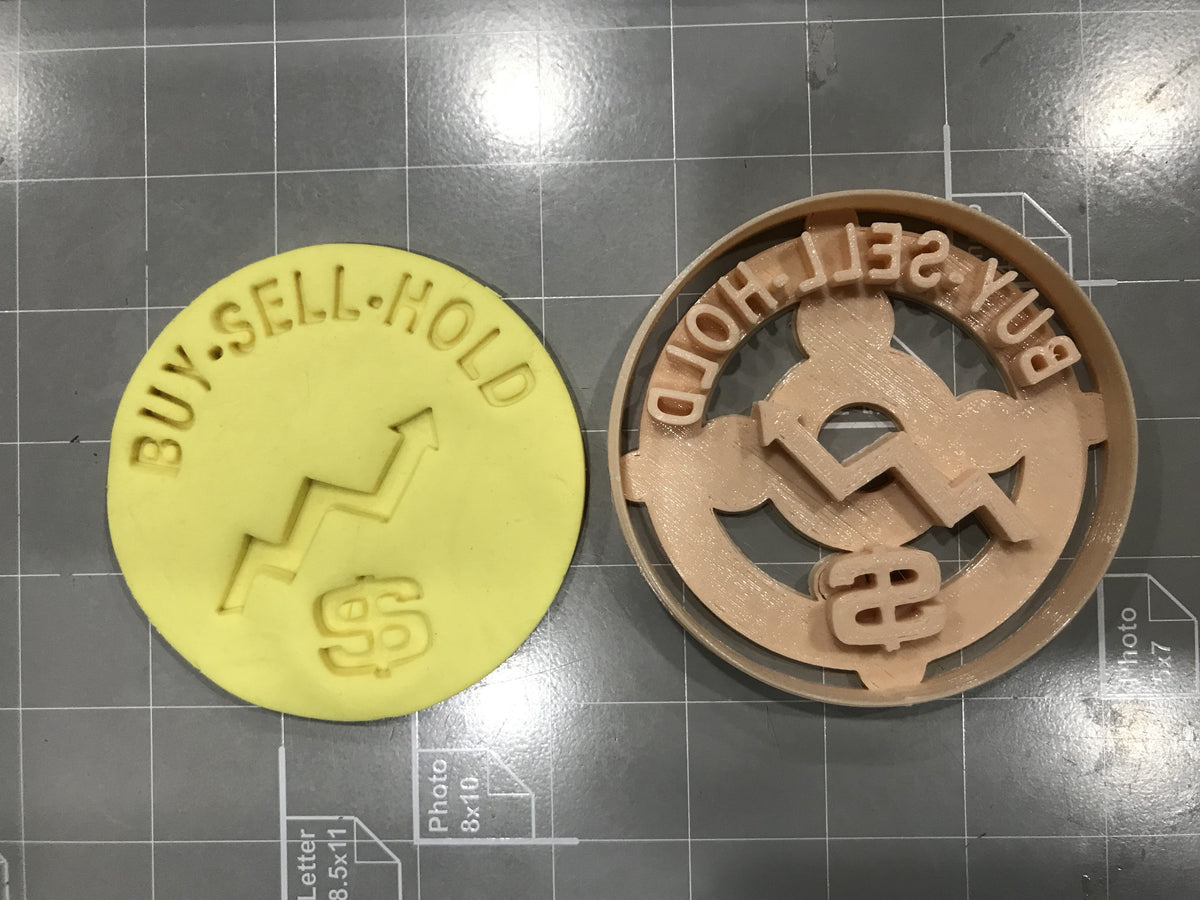 Stock Market Buy-Hold-Sell Cookie Cutter – Arbi Design - CookieCutz