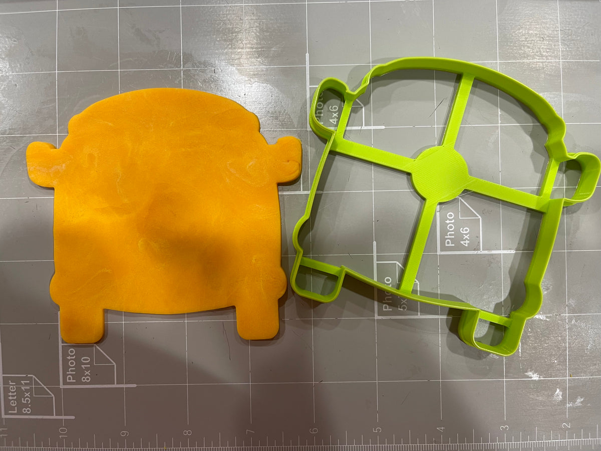 Van / Bus front view Outline Cookie cutter – Arbi Design - CookieCutz