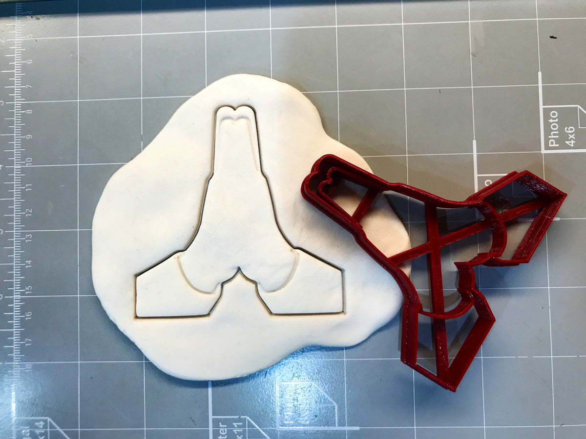 High five/Praying hands Cookie Cutter – Arbi Design - CookieCutz