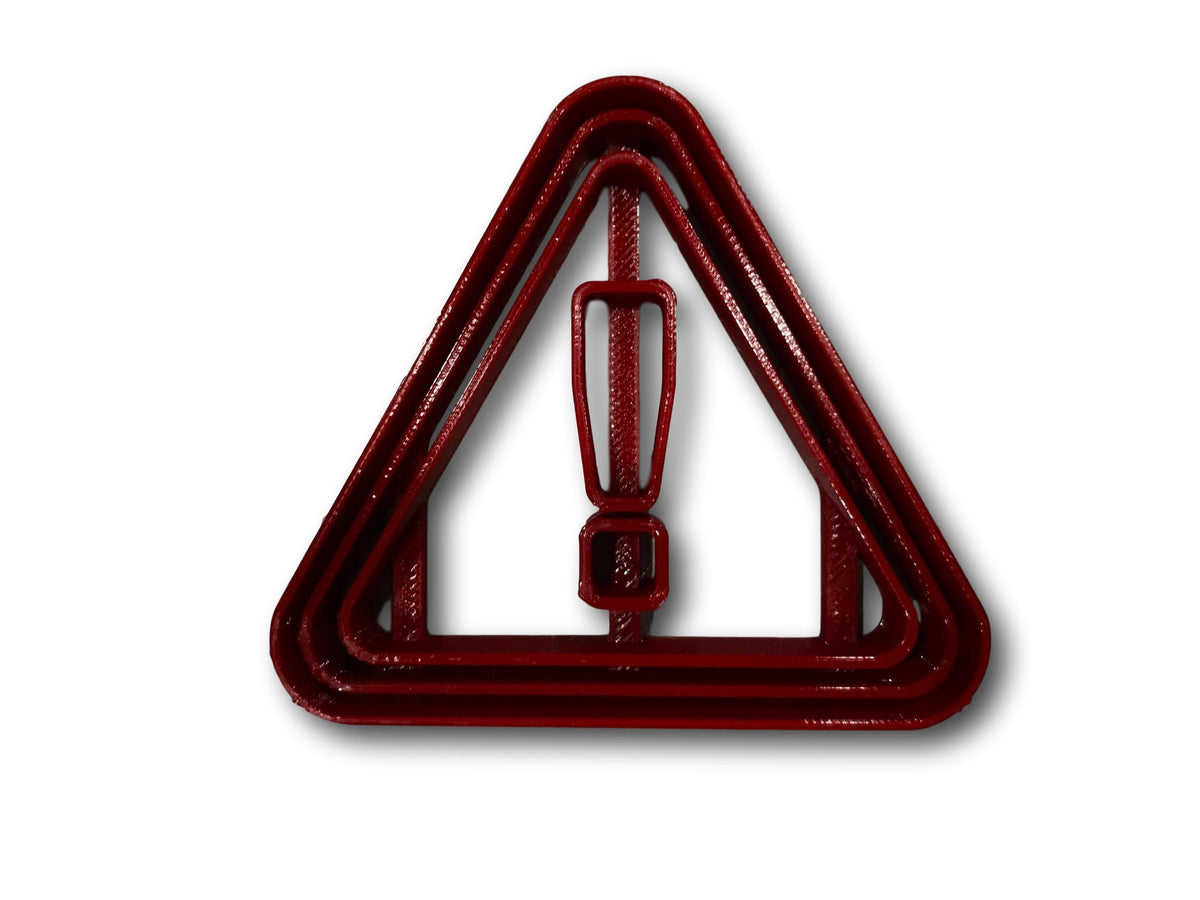 Caution Sign Cookie Cutter – Arbi Design - CookieCutz
