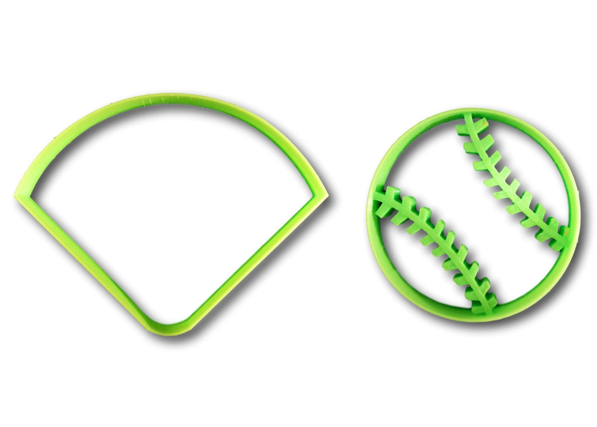 Baseball Cookie Cutter Set (Ball and Stadium) – Arbi Design - CookieCutz
